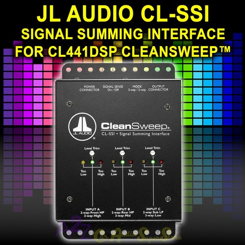 JL AUDIO CLEANSWEEP CL-SSI SIGNAL SUMMING INTERFACE FOR CL441DSP ...