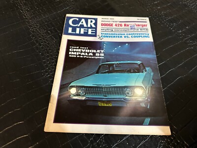 MARCH 1963 CAR LIFE vintage car magazine - CHEVROLET IMPALA | eBay