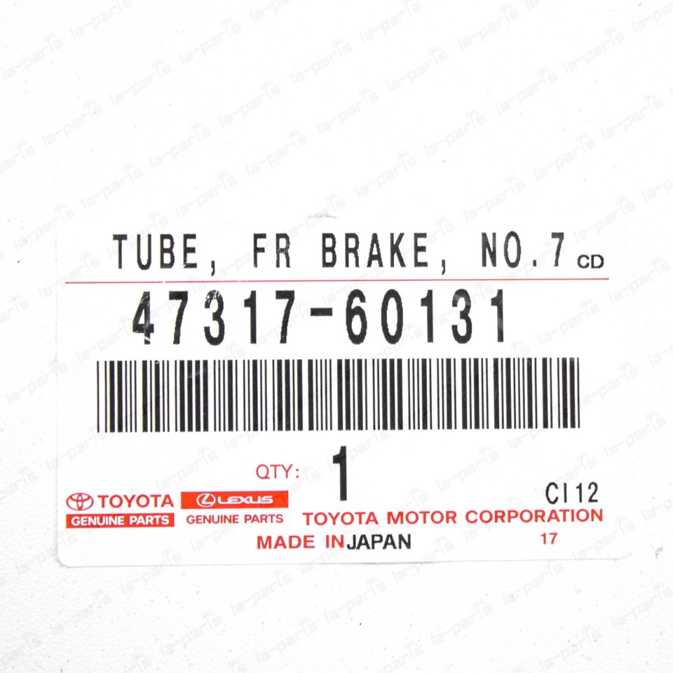 Genuine 2009-2014 Toyota FJ Cruiser 2010-2018 4Runner Front Brake Tube ...