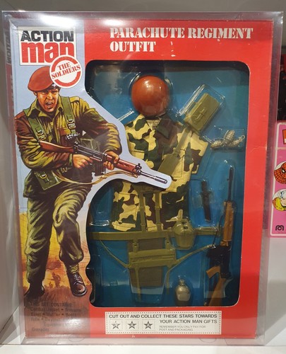 Gi Joe vintage 1964 / 1981 Action Man Palitoy Carded Parachute Regiment ...