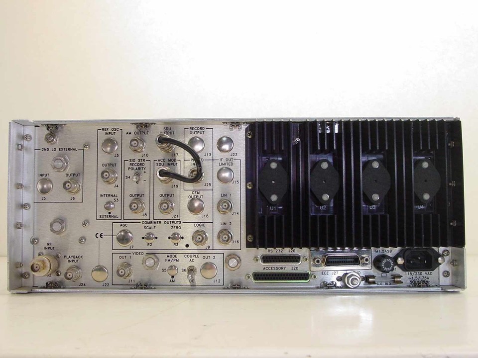 Microdyne 1400 MRA Telemetry Receiver-1451-D, 1420 IF Filter Amp 1411-V ...