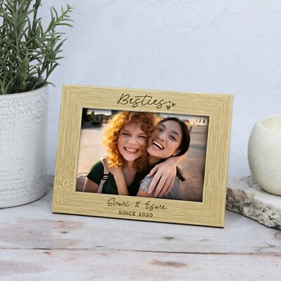 Bestie Photo Frame Personalised Besties Picture Frame Birthday Gift for ...