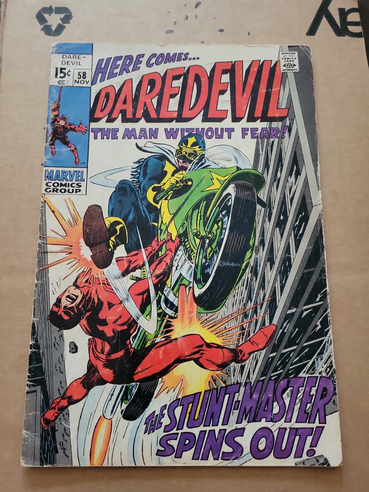 Daredevil #58 FN- 1st Appearance of the Stunt-Master Silver Age 🔑 ...