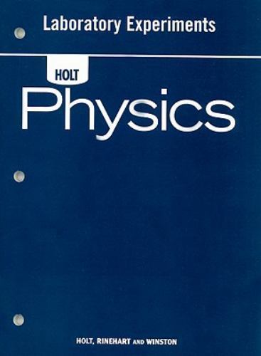 Holt Physics: Laboratory Experiments Student Edition 9780030368288| eBay