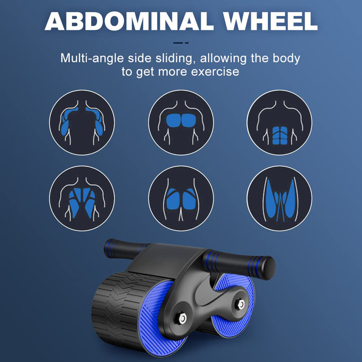 Automatic Rebound Abdominal Wheel Portable Abdominal Roller Wheel leyVT ...