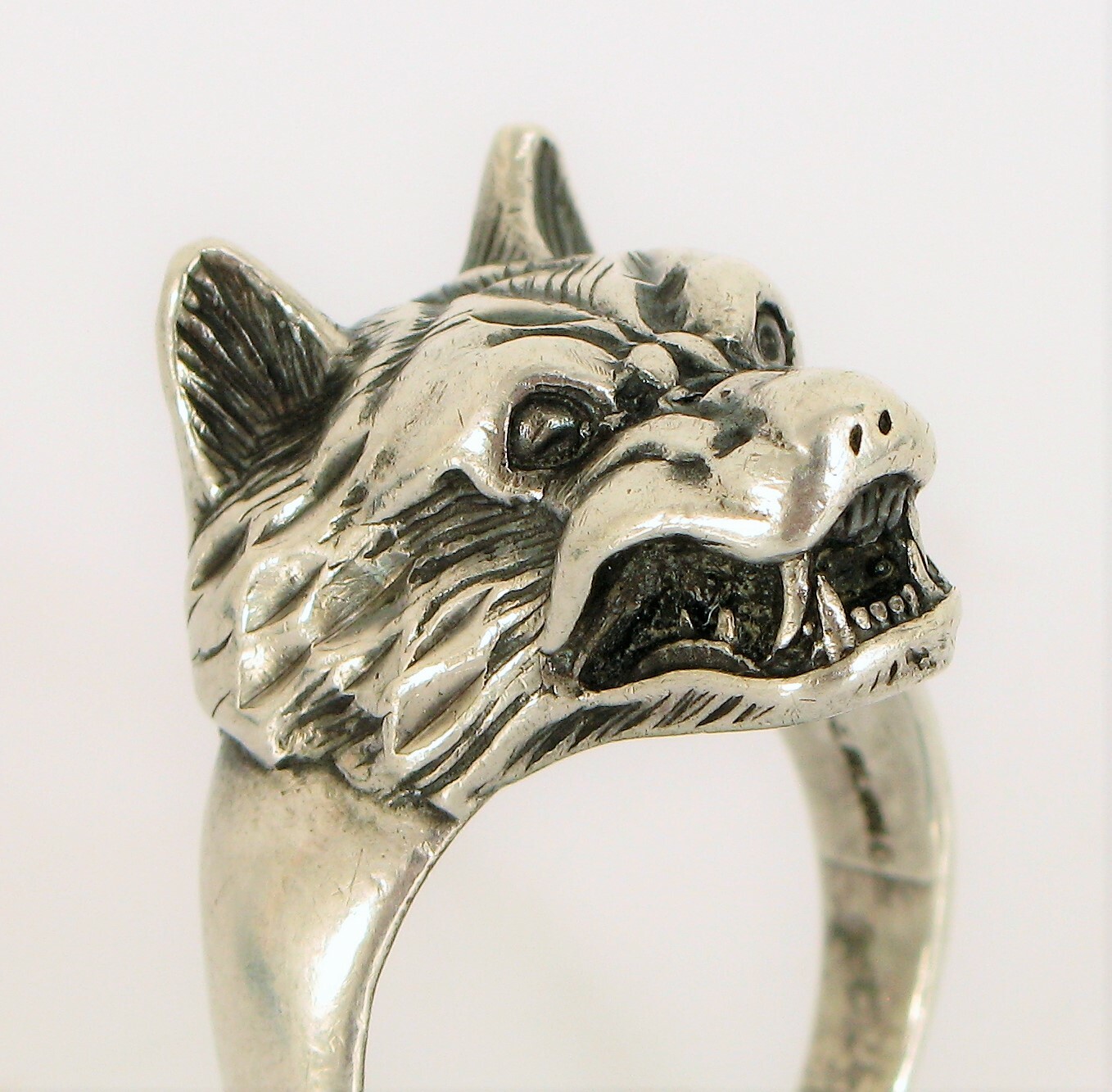 VINTAGE FINE BEAUTIFUL 3D SCULPTED ANIMAL STERLING SI… - Gem