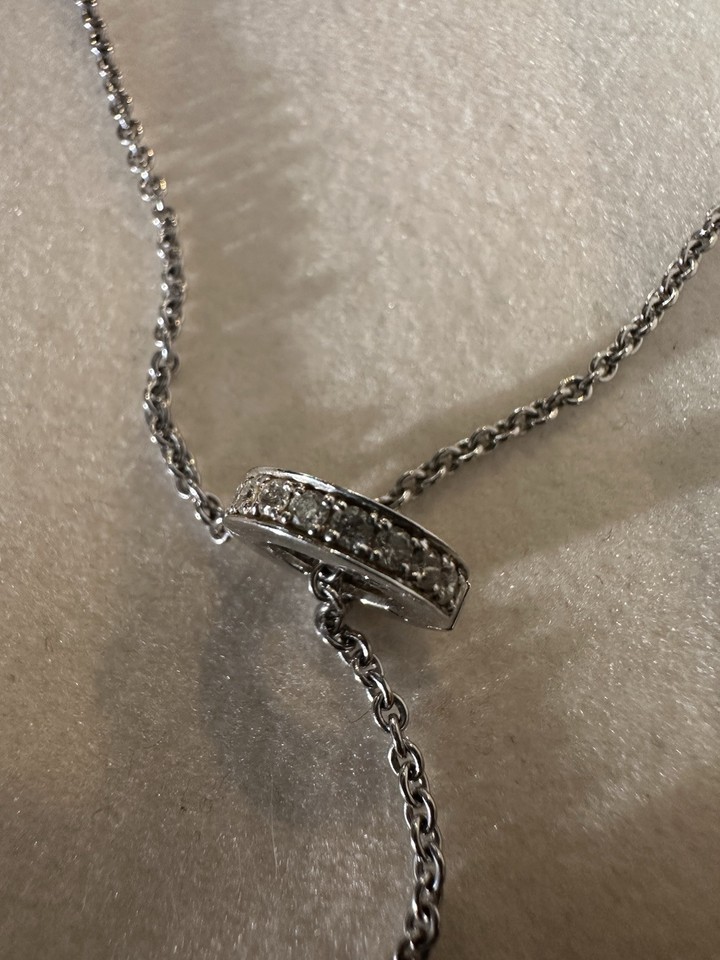 MIKIMOTO Pearls in Motion South Sea Pearl Pendant w/ Diamonds 18k White ...