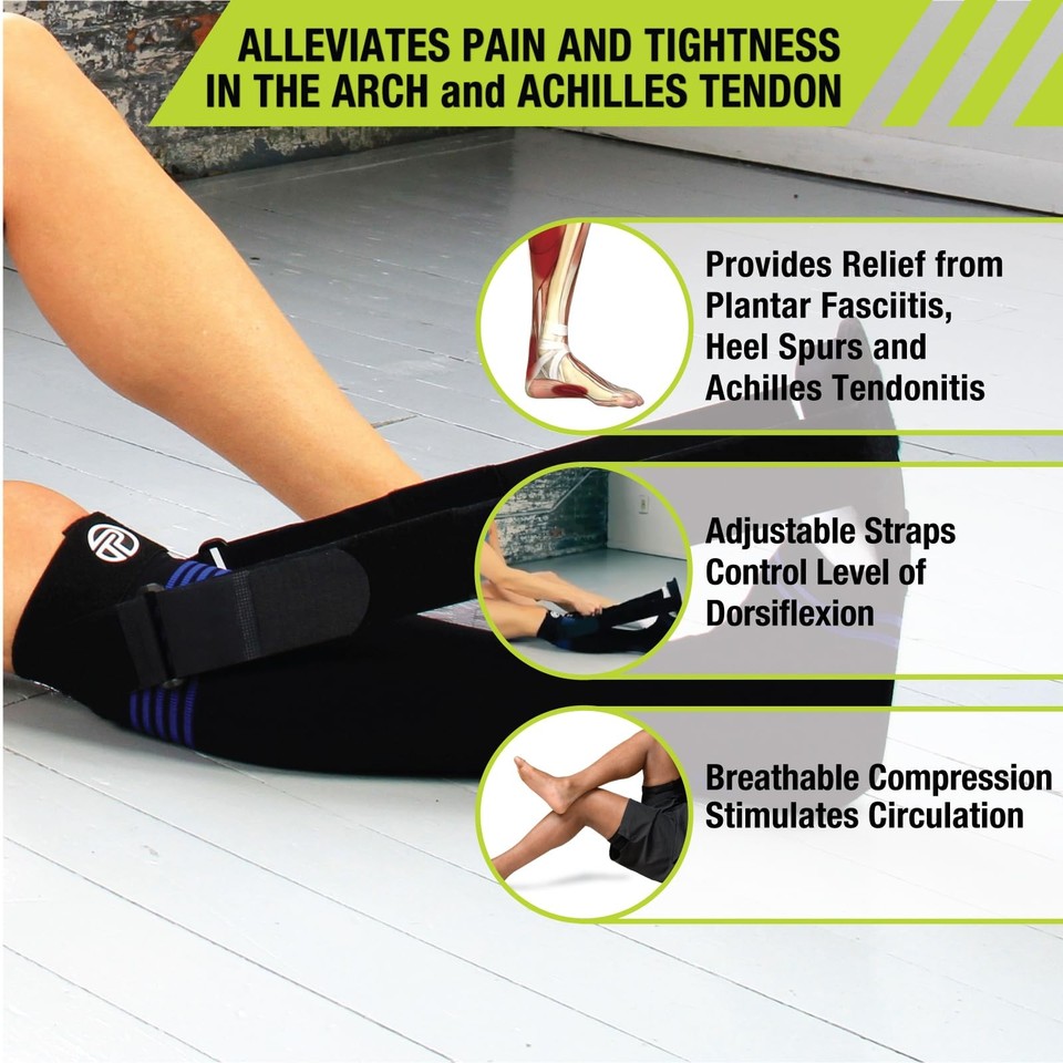 Pro-Tec Night Splint for Plantar Fasciitis & Achilles Pain Relief ...