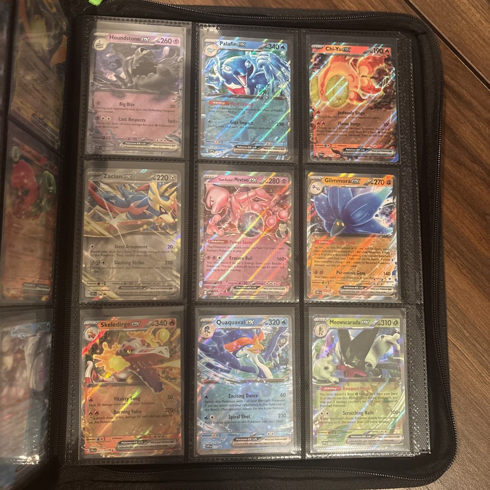 Pokemon Card Binder Collection Lot Reshiram ex, Garchomp ex, V And Ex ...