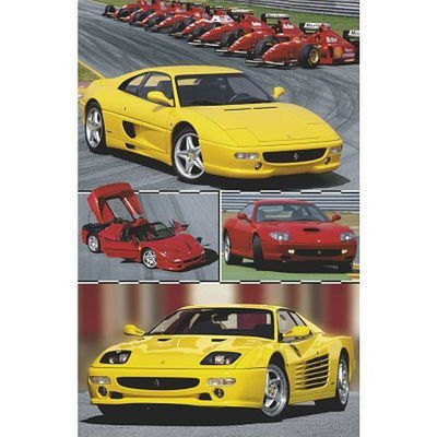 FERRARI COLLAGE - SPORTS CAR POSTER 24x36 - COMPOSITE 2291 | eBay
