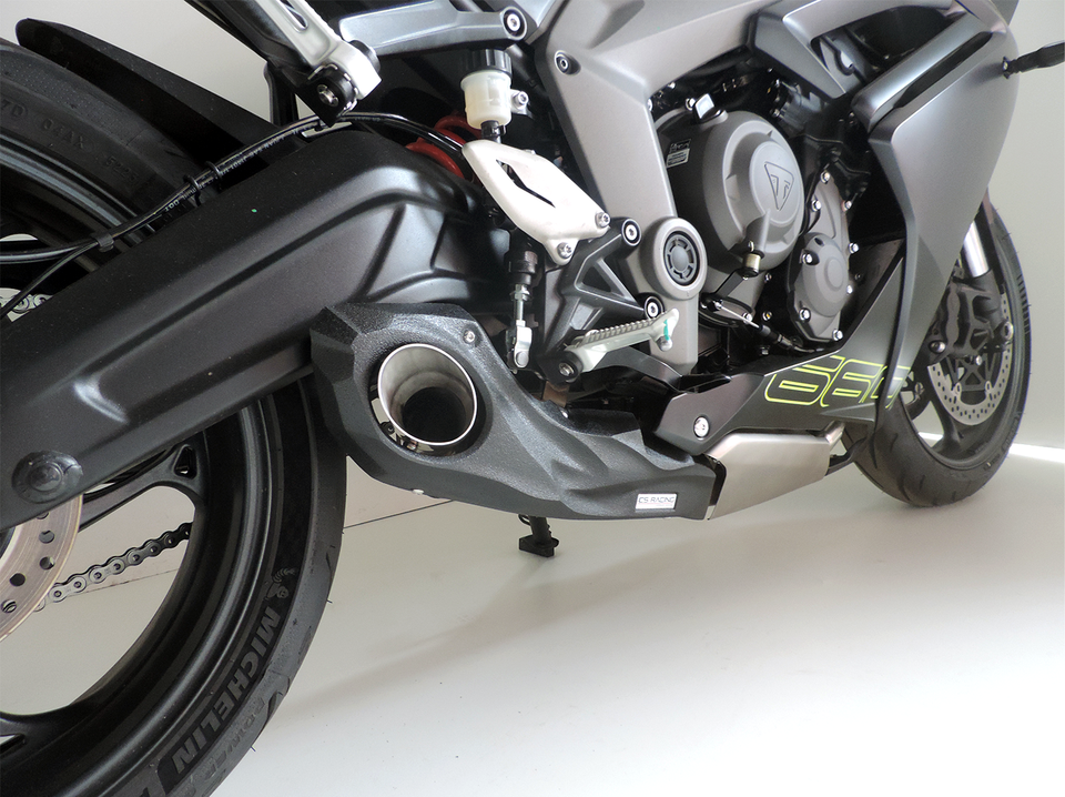 Triumph Daytona 660 CS Racing Full Exhaust | Muffler + dB | eBay