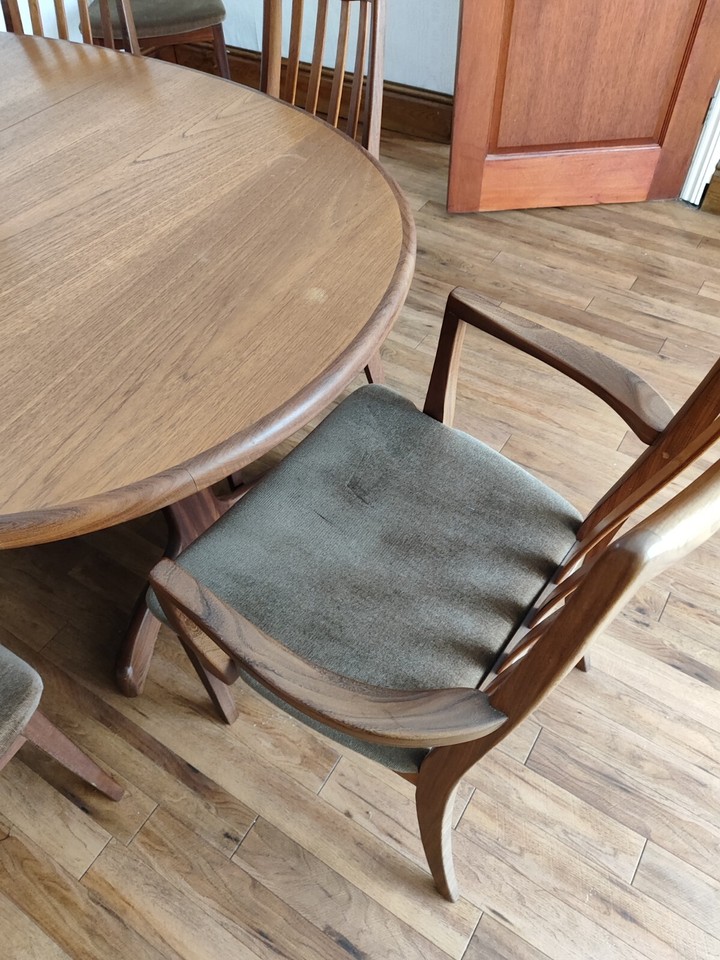 G Plan Dining Table And 8 Chairs | eBay UK