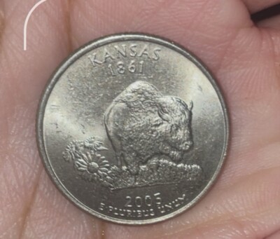 2005 kansas state quarter error / 3 Legs / Rare collectors Coin ...