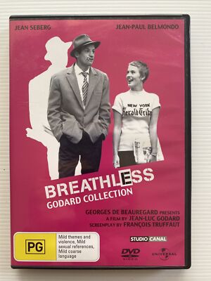DVD - BREATHLESS Godard Collection (1959) Region 4 - Jean Seberg ...