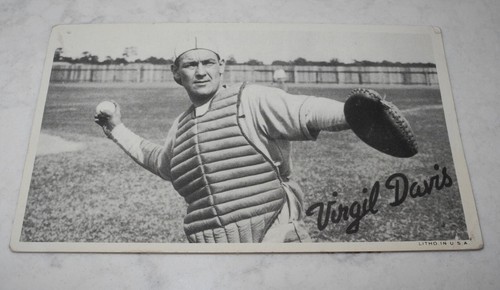 1936 R314 Goudey Wide Pen Premiums Type 1 Virgil Davis St. Louis ...