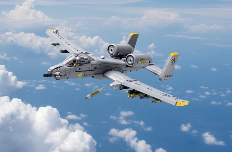 Sluban A-10 Warthog Fighter Jet Building Block Set - B1362 | eBay