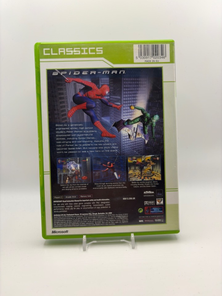 Spiderman Original Xbox Game-Complete | eBay UK