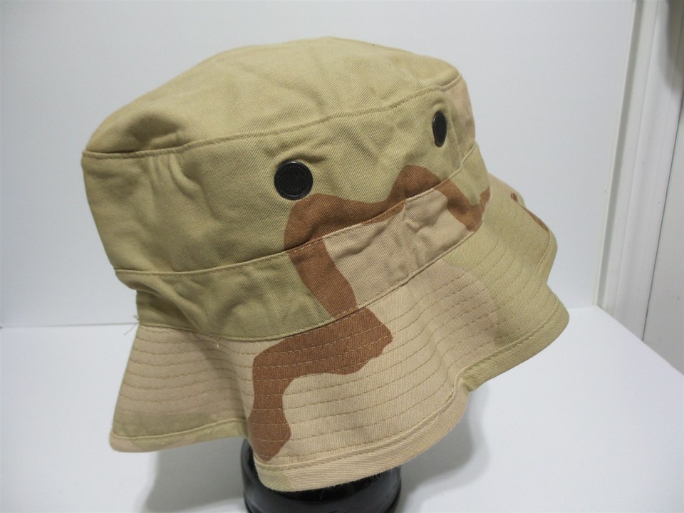 BERNARD CAP CO ARMY COMBAT BOONIE SUN HAT DESERT DCU OEF/OIF USGI SIZE ...