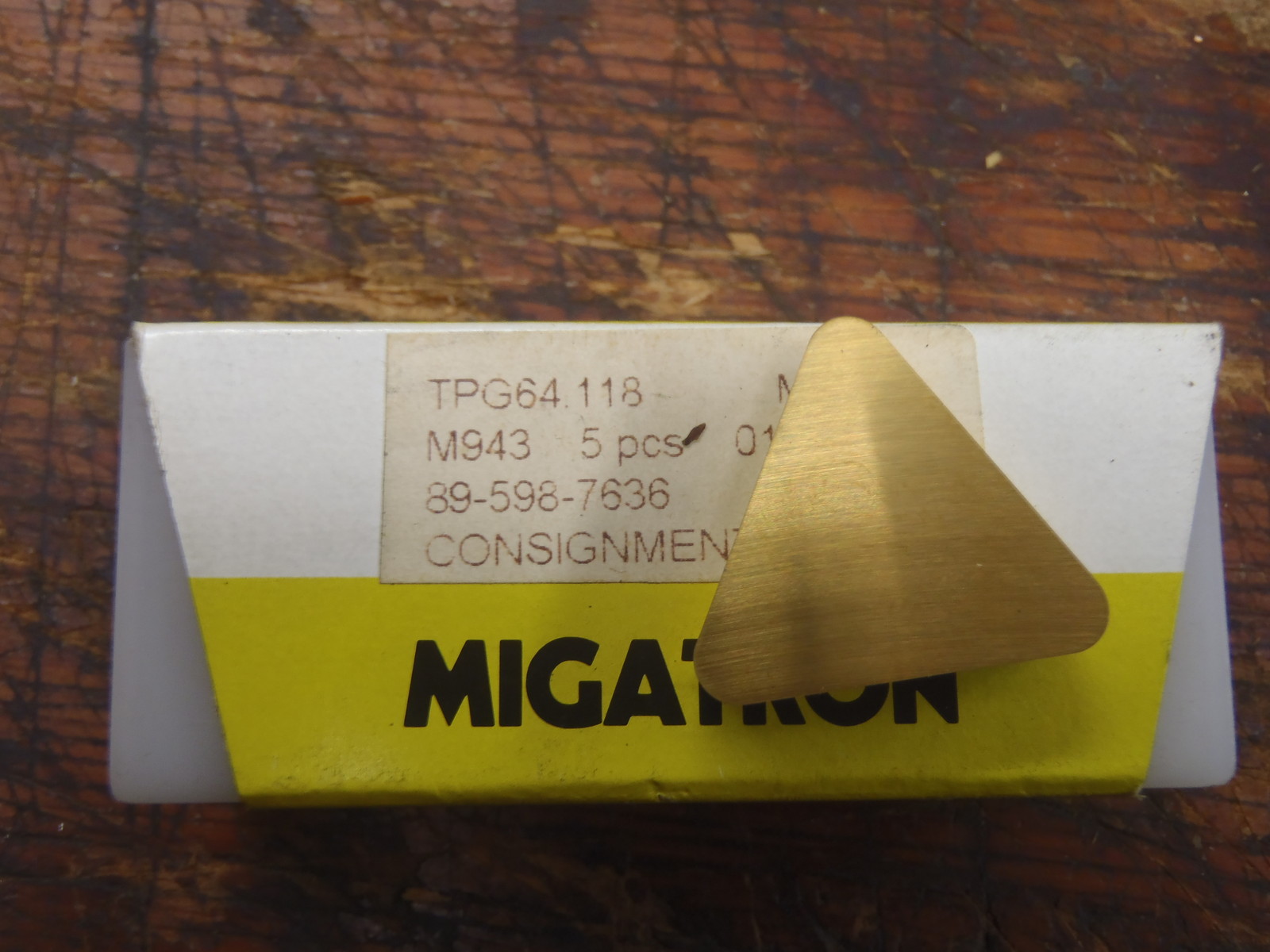 5 Migatron TPG 64.118 Carbide Inserts | eBay