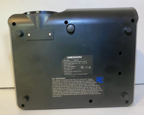 Medion LED HD Projector 1280 x 720p. Images Projects 45”-200" TESTED ...