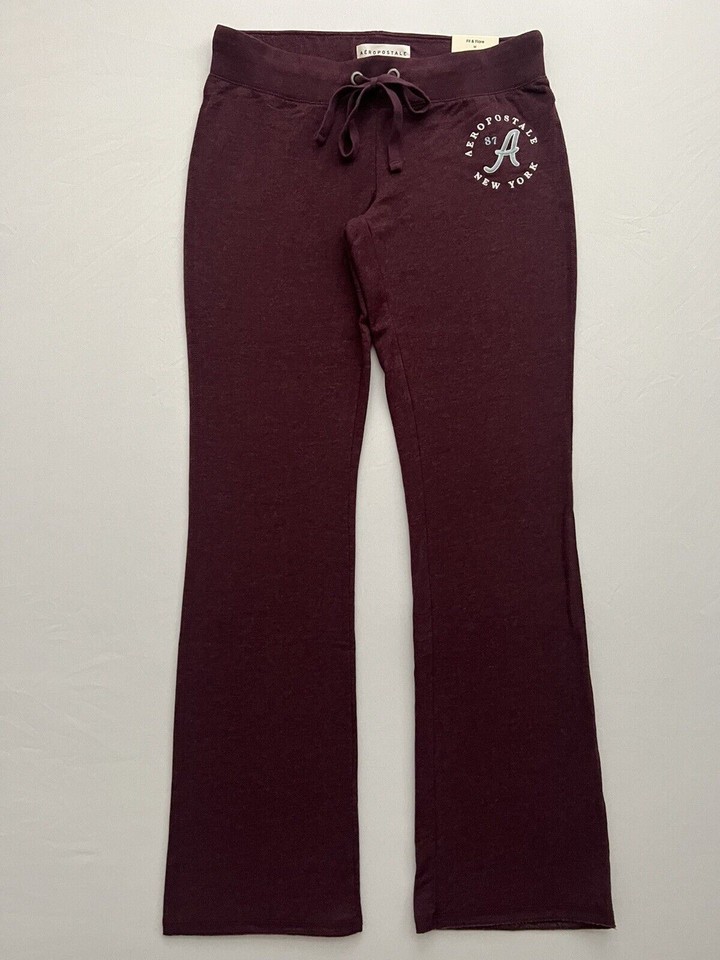 Aeropostale Aero A87 Womens Fit & Flare Sweat Pants Slim Fit XS S M L ...