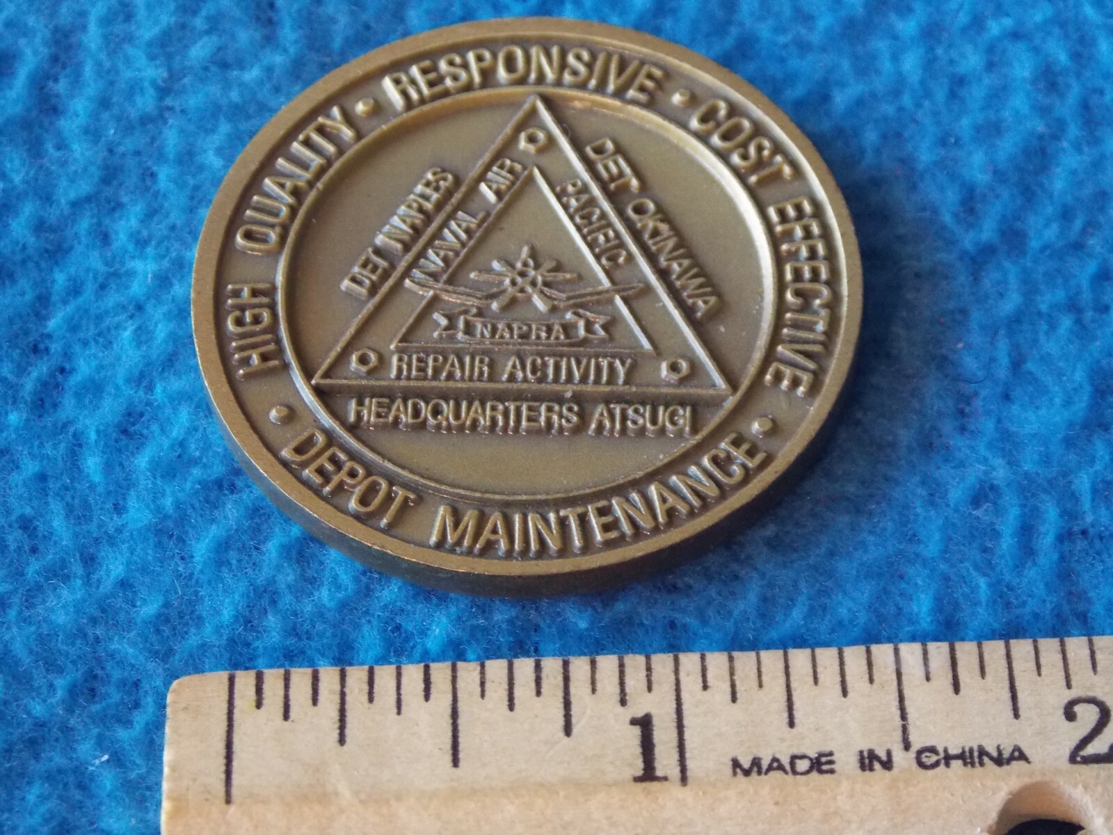 NAVY NAPRA NAVAIR NAVAL AIR PACIFIC DEPOT MAINTENANCE - Challenge Coin ...