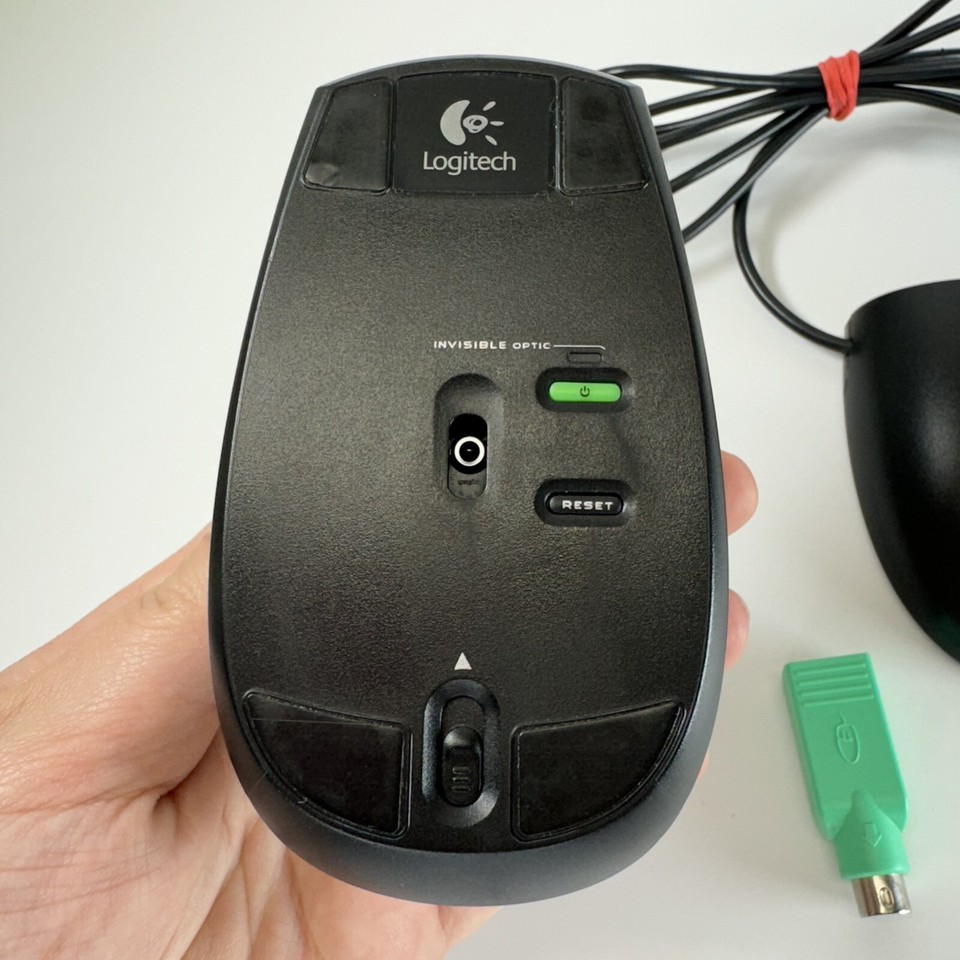 Logitech Wireless Mouse Invisible Optic 831531-0000 With Reciever | eBay