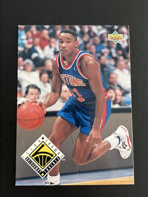 1993-94 Upper Deck Detroit Pistons Basketball Card #450 Isiah Thomas C4 ...