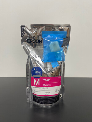 Genuine Epson Magenta T7413 Sublimation Ink Bag with Chip Exp.2024/07 ...