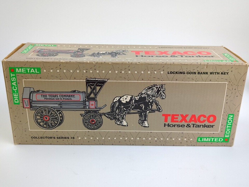 TEXACO Collector Series #8 - The TEXAS Company Horse & Tanker Bank ERTL ...