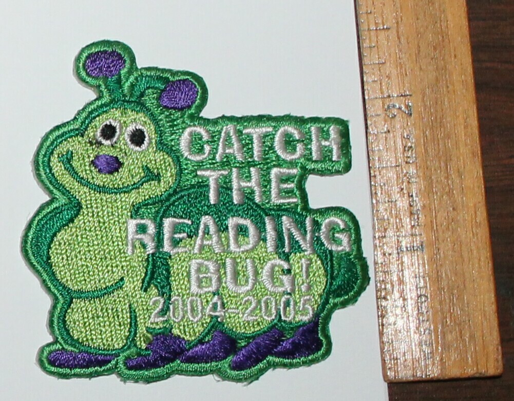 CATCH THE READING BUG 2004-2005 Embroidered patch | eBay