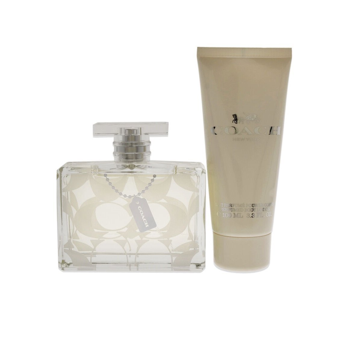 Coach Signature 3.3 oz EDP spray womens perfume+ 3.3 lotion Set Damaged ...