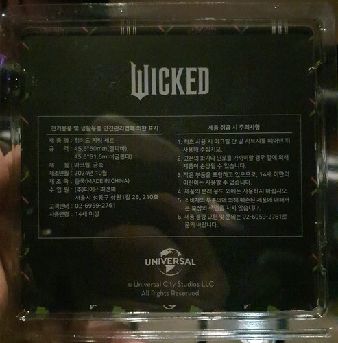 Wicked Movie Keychain Set Lotte Cinemas South Korea Exclusive | eBay