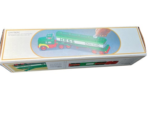 Vintage 1984 Hess Toy Fuel Tanker Truck Bank - Mint in Box Collectible ...