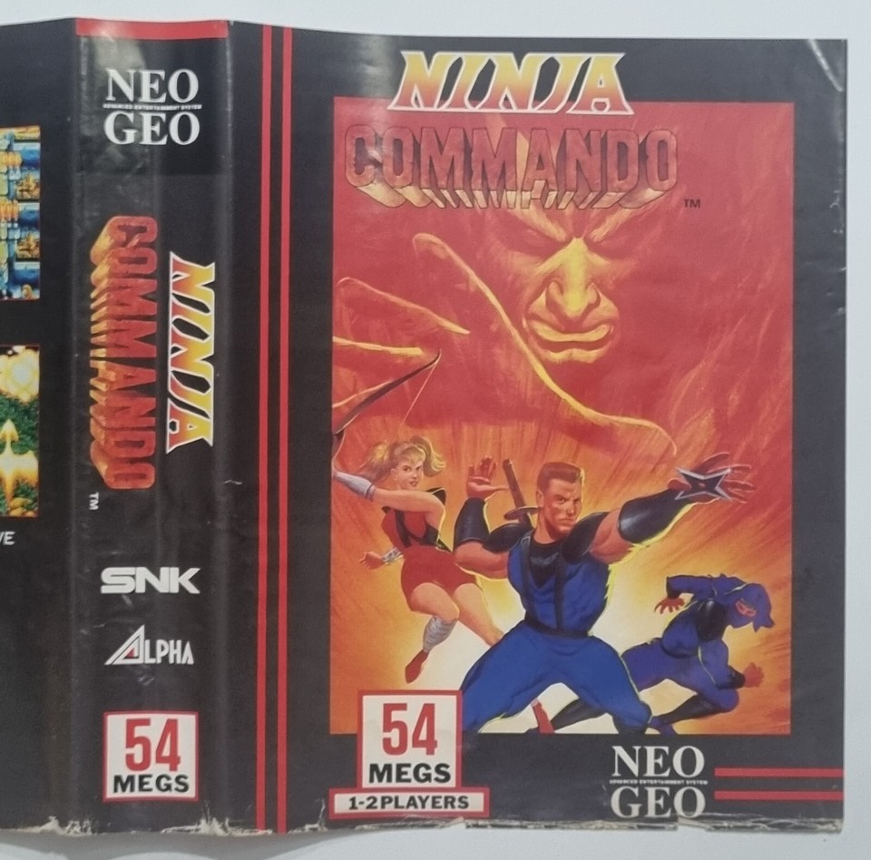 Ninja Commando Insert [ 100% Authentic ] SNK Neo Geo AES English ...