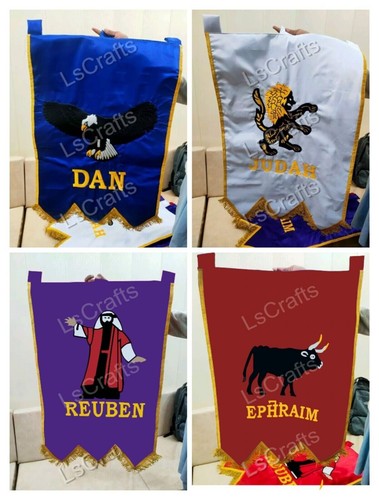 Masonic Royal Arch Veil Banners - Masonry Chapter Banners 4 pcs Set ...