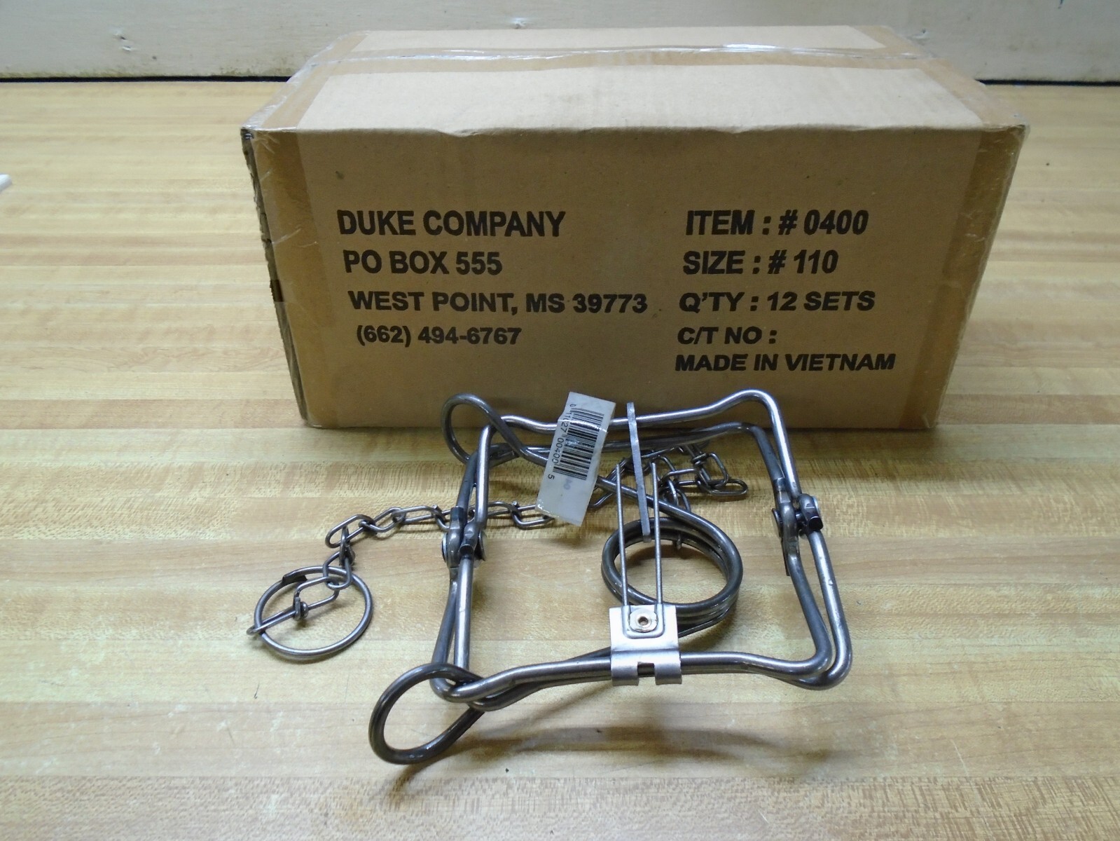 Dozen (12) Duke 110 Body Grip Traps Trapping | eBay