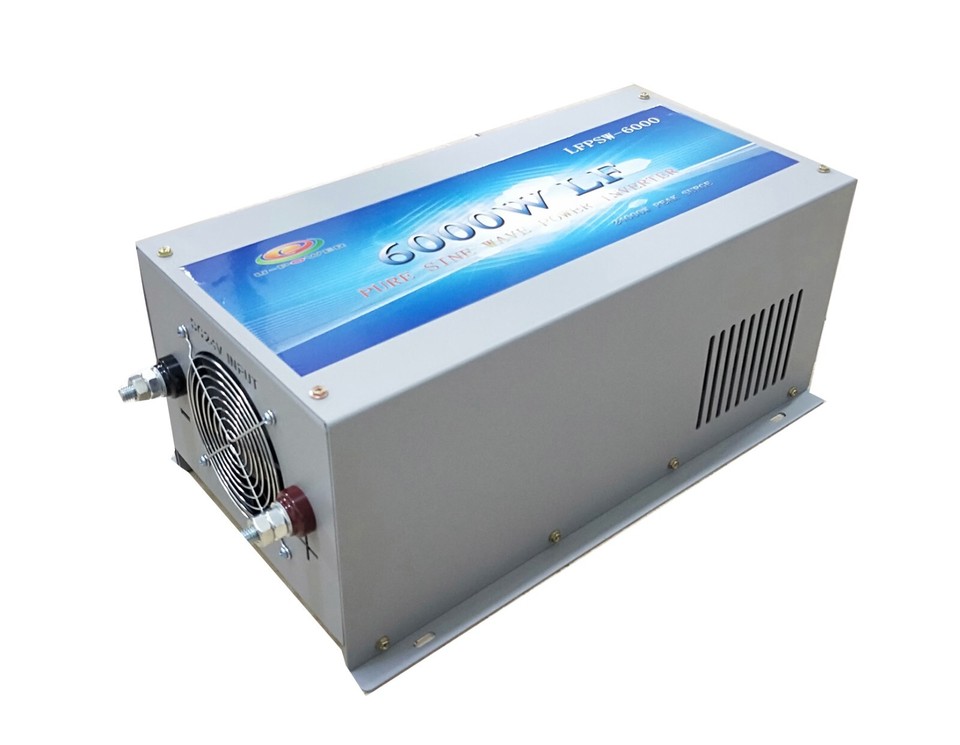 6000W LF Split Phase 24V DC/110V,220V AC 60Hz Pure Sine Wave Power ...