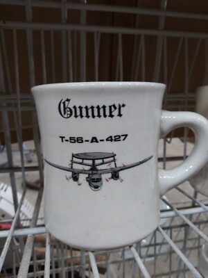 Vintage military coffee mug gunner | eBay