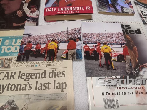Lot of Dale Earnhardt and Dale JR books - etc | eBay