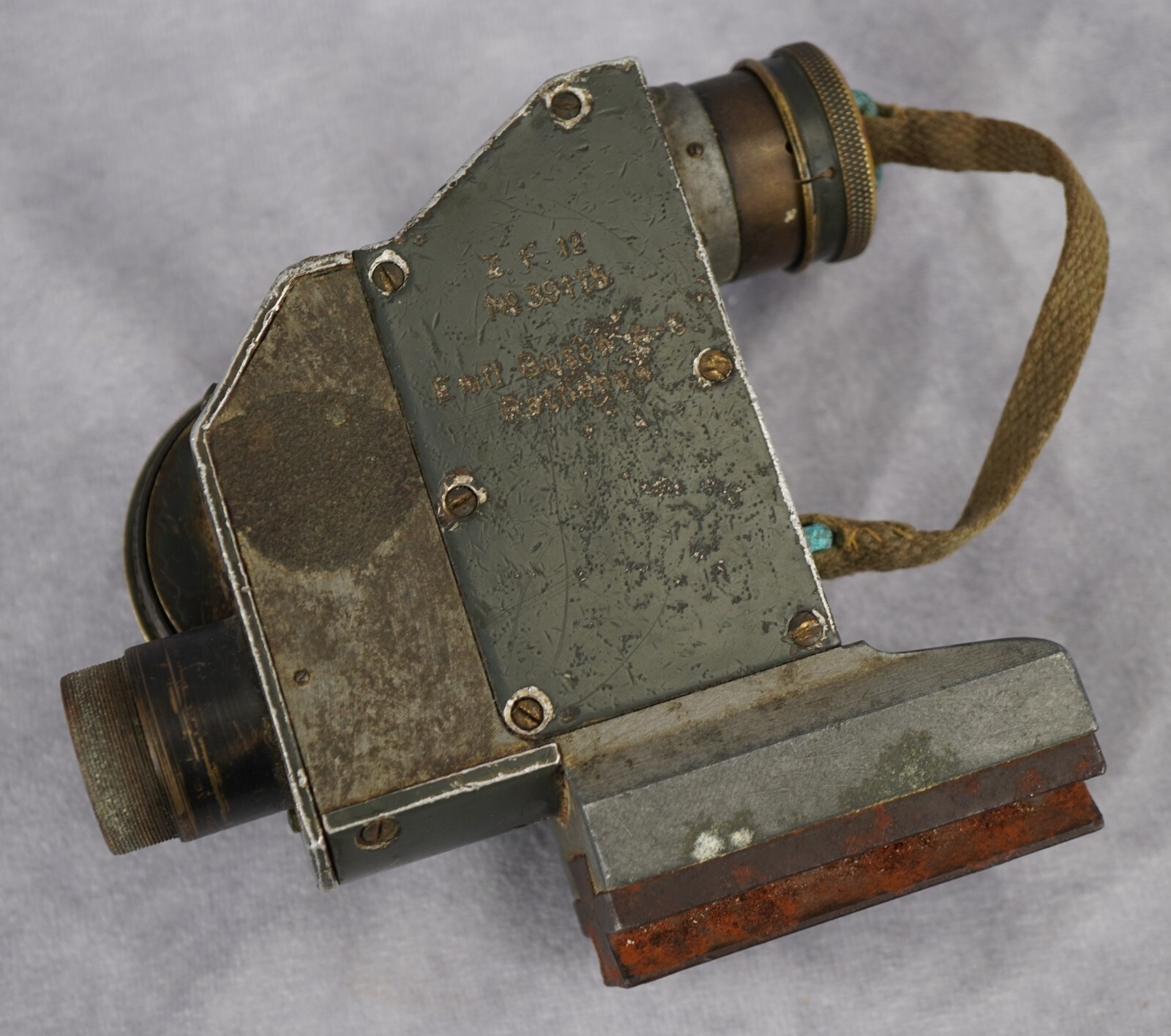 WW1 WWII German Wehrmacht ZF12 MG08 Machine Gun Optic Scope US Army vet ...