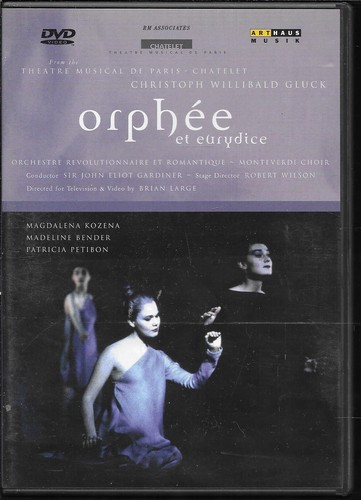 DVD ZONE 2--ORPHEE ET EURYDICE--THEATRE MUSICAL DE PARIS - CHATELET--GLUCK | eBay
