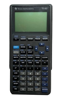Texas Instruments TI-82 Graphing Calculator with Cover - Tested ...