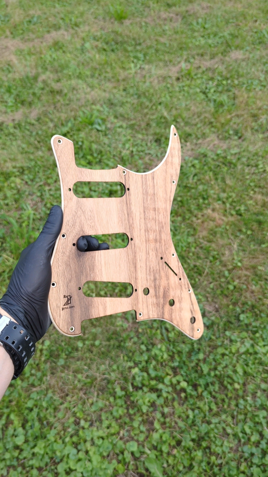 Stratocaster Pickguard Handmade Custom Exotic Wood | eBay