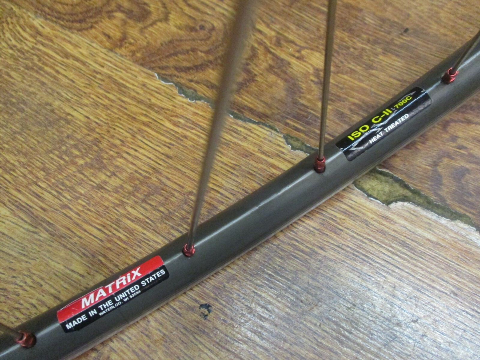 VINTAGE MATRIX ISO CII 32H AMERICAN CLASSIC HUB 700C CLINCHER AERO ...