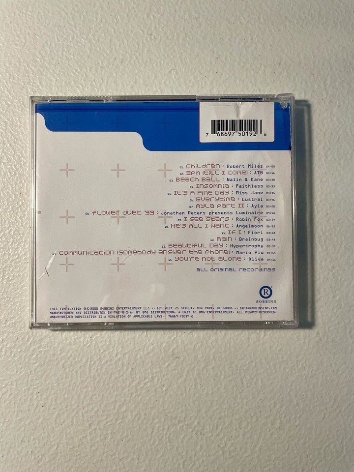 Best of Trance, Vol. 1 by Various Artists (CD, 2000, Robbins (Trance ...