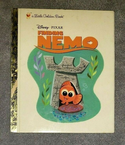 a Little Golden Book Disney Pixar FINDING NEMO (2003, hardcover) | eBay
