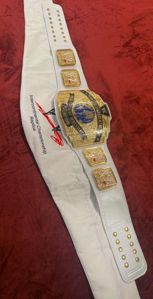 WWE Scratch Logo Intercontinental Championship Nugget Replica Title ...