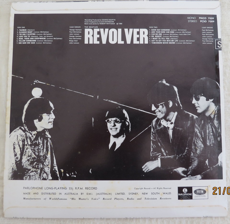 The Beatles - Revolver - 1966 Parlophone Black/Silver Stereo LP | eBay ...