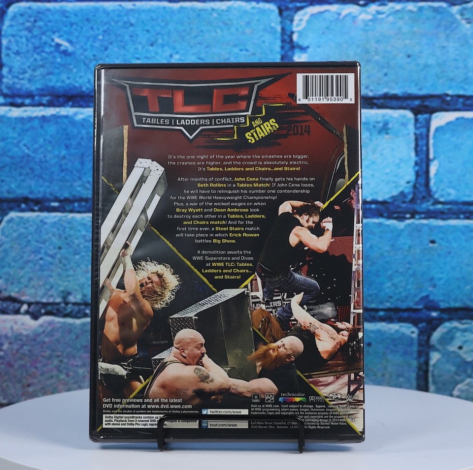 WWE: TLC - Tables, Ladders and Chairs 2014 DVD Sealed New 651191953905 ...